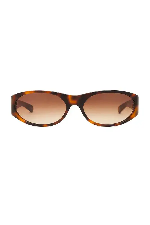 FLATLIST EDDIE KYU サングラス べっ甲柄 Flatlist Eddie Kyu Sunglasses In Tortoise & Brown Gradient - 40
